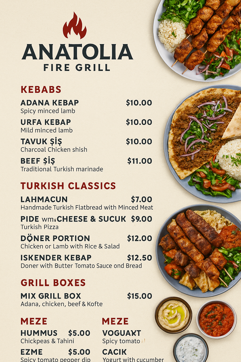 Anatolia Fire Grill: Authentic Turkish Charcoal-Grilled Delights | Food ...