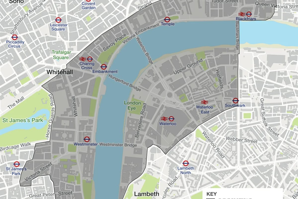 London New Year’s Eve 2025 Road Closures | Central London Travel Guide