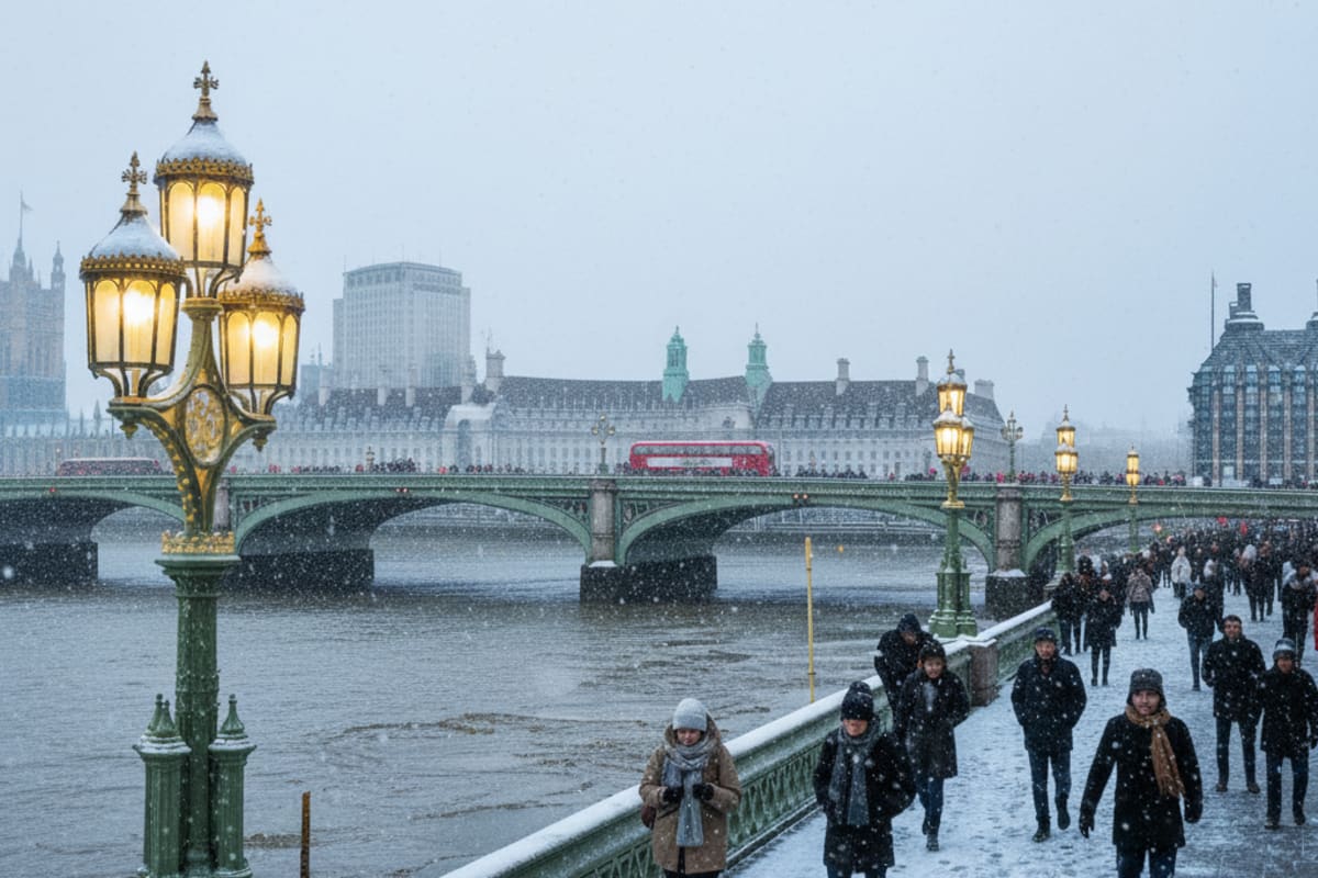 Snow in London Tuesday (6 Jan 2026): Travel Disruption & Best Indoor ...