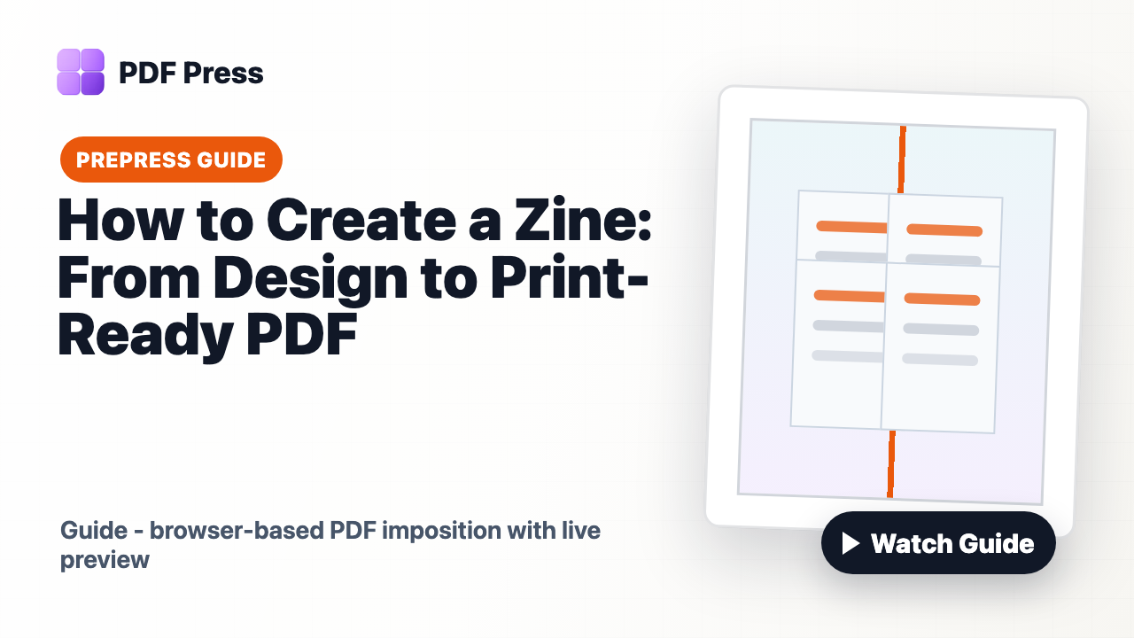 How to Create a Zine: From Design to Print-Ready PDF | PDF Press Blog