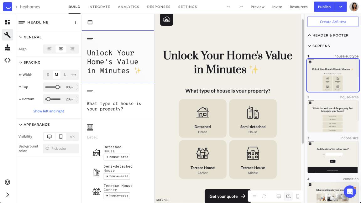How to create an interactive website in 2025 | Heyflow