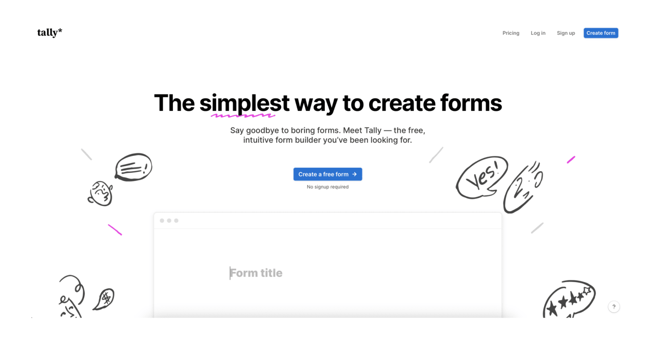 The 5 best free form builders for 2024 | Heyflow