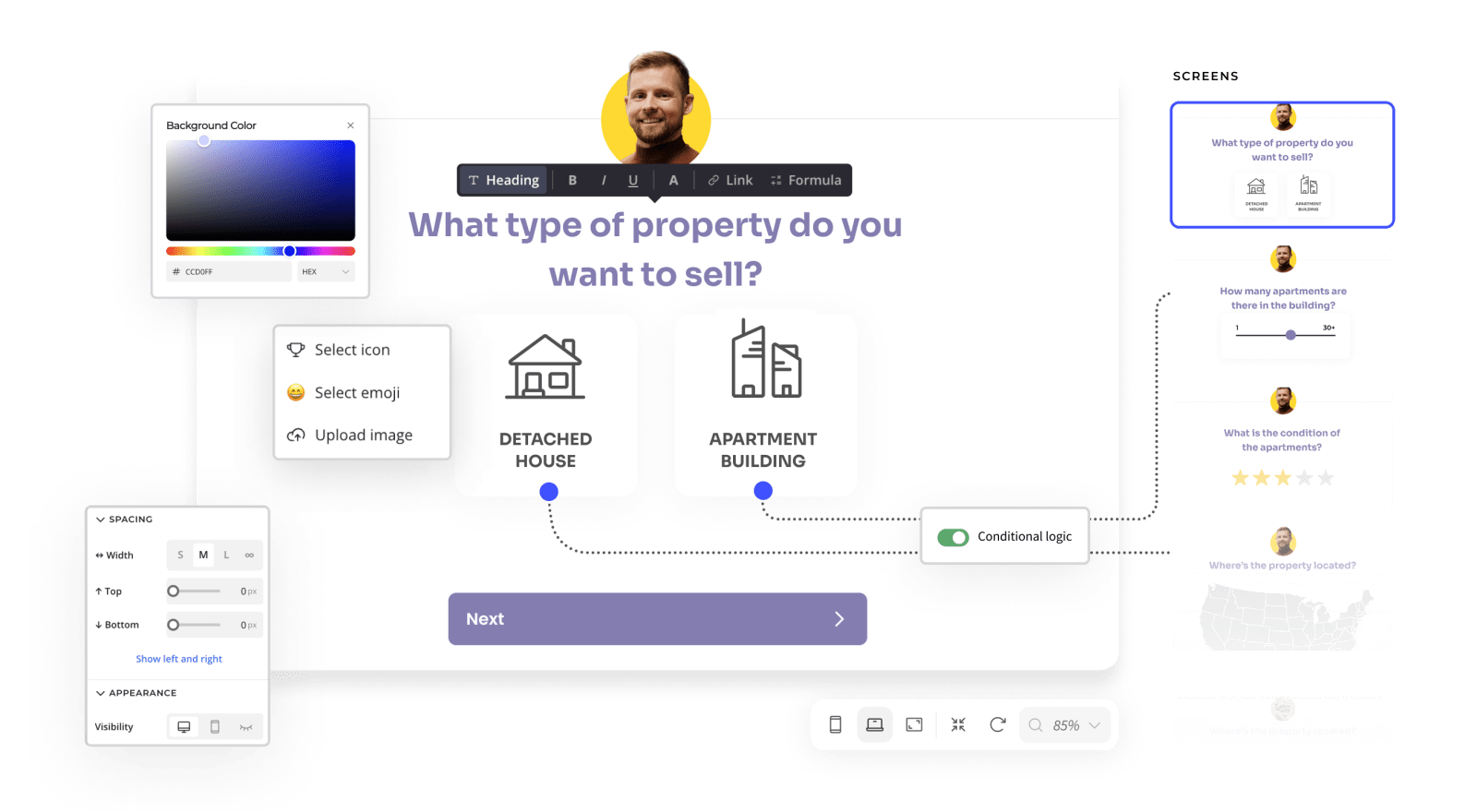 Convert more website visitors into leads with Heyflow | Heyflow