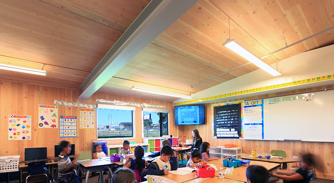 CLT Modular Classroom - Adams - Mass Timber WIN Project | WoodWorks ...