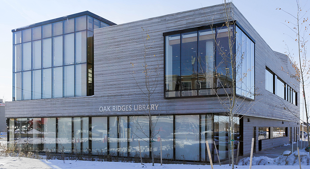 Oak Ridges Library - Mass Timber WIN Project | WoodWorks Innovation Network