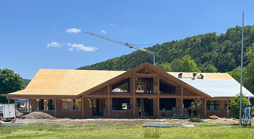 Tel Yehudah Dining Hall - Mass Timber WIN Project | WoodWorks ...