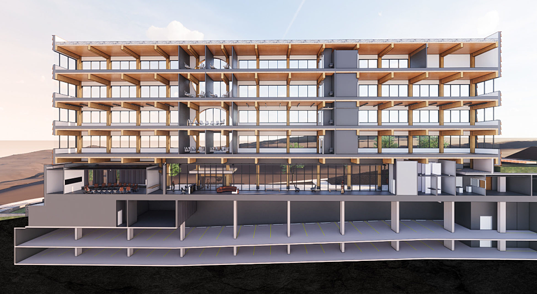 First Nations Health Authority Head Office - Bois massif WIN Project | WoodWorks Innovation Network