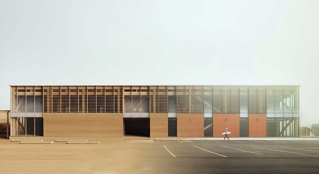 CNL SITE ENTRANCE BUILDING - Mass Timber WIN Project | WoodWorks ...