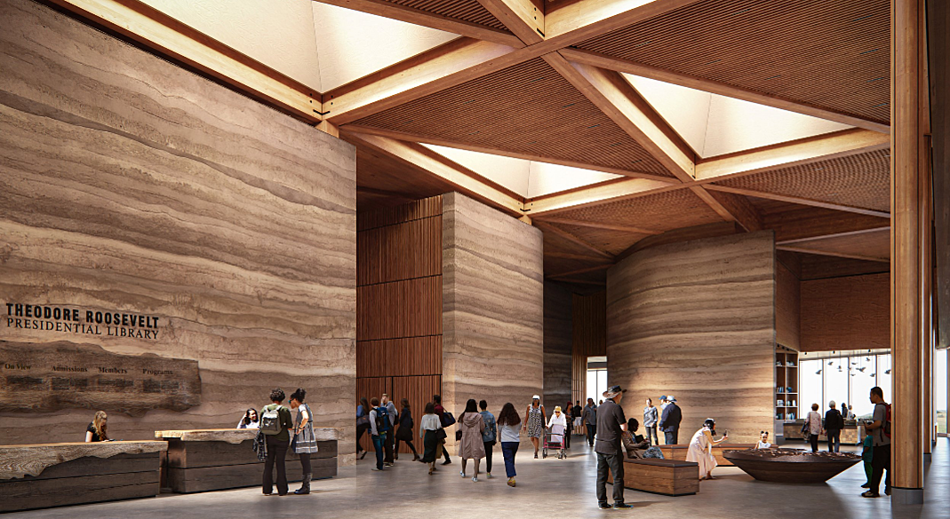 Theodore Roosevelt Presidential Library - Mass Timber WIN Project | WoodWorks Innovation Network