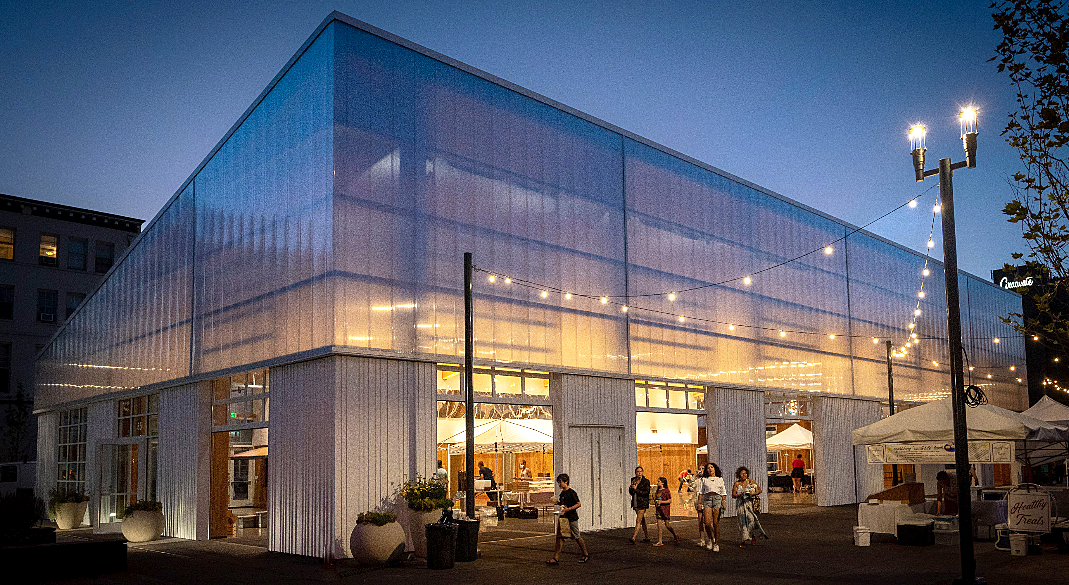 Eugene Farmers Market Pavilion - Mass Timber WIN Project | WoodWorks ...