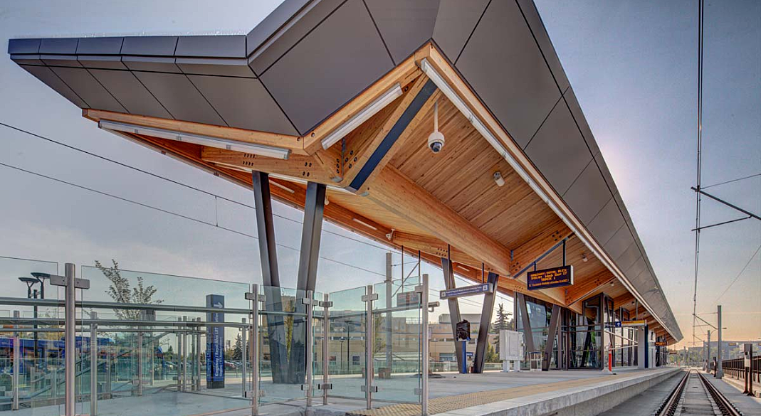 Edmonton Transit Stations - Mass Timber WIN Project | WoodWorks ...