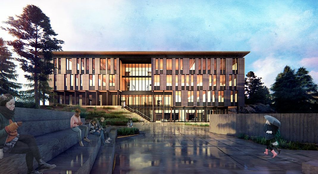 Oregon State University (OSU) Cascades Edward J. Ray Hall - Mass Timber ...