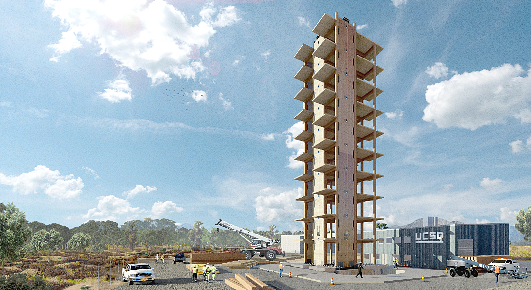 10-Story NHERI Shake Table Test - Mass Timber WIN Project | WoodWorks ...