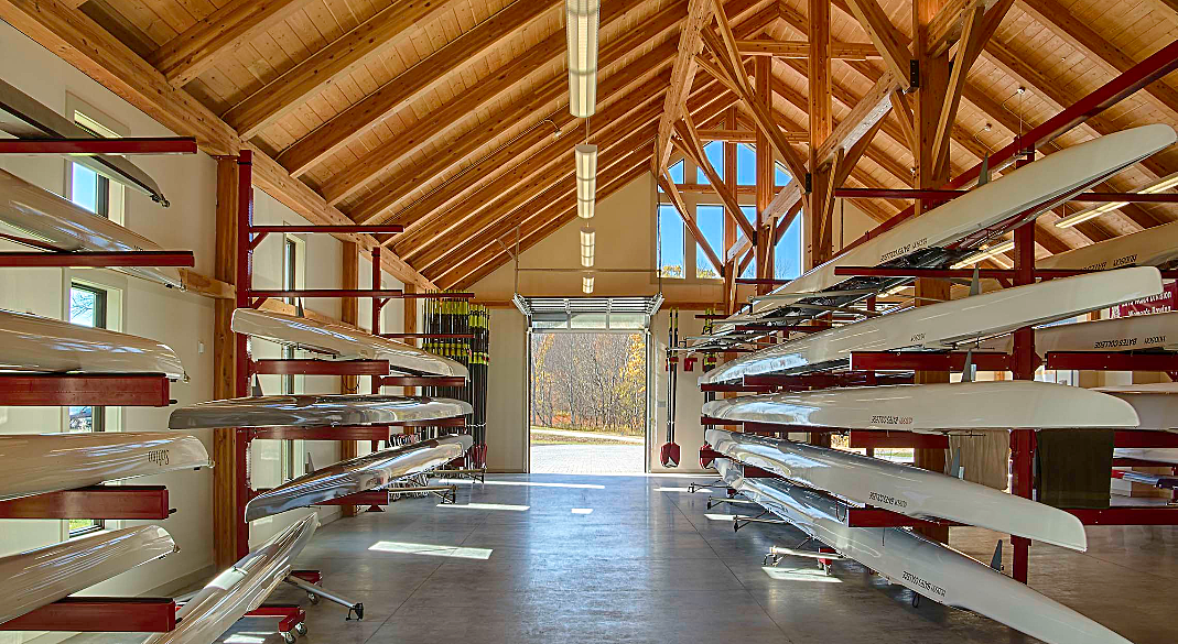 Bates College, Boathouse - Mass Timber WIN Project | WoodWorks ...