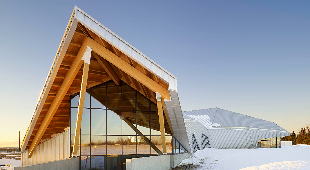 Phillip J. Currie Dinosaur Museum - Mass Timber WIN Project | WoodWorks ...