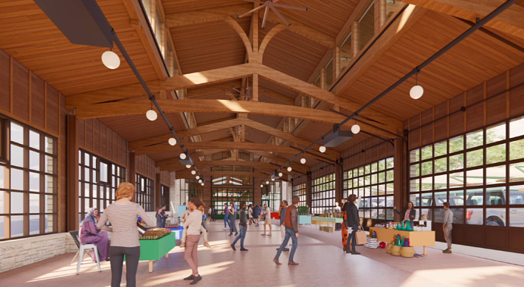 Overland Park Farmers' Market - Clock Tower Landing - Mass Timber WIN ...