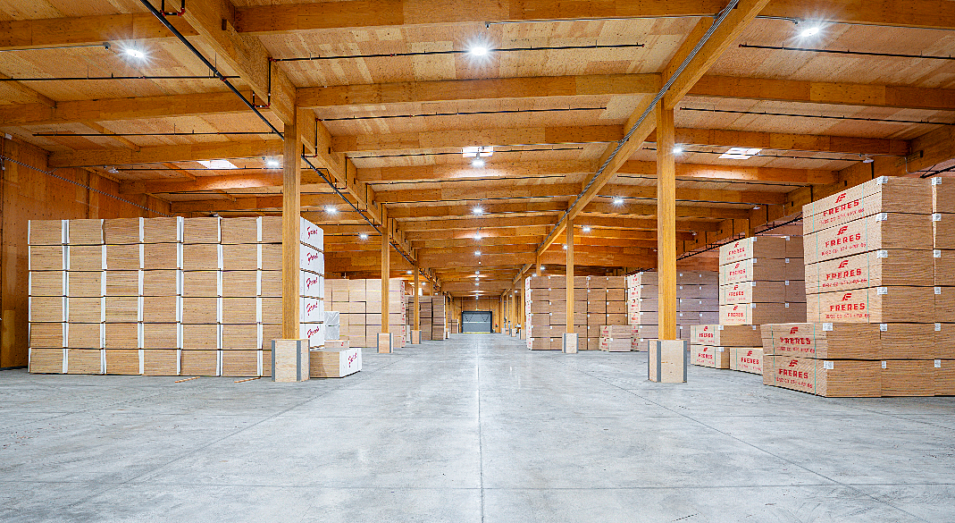 Plywood Storage Warehouse - Mass Timber WIN Project | WoodWorks ...