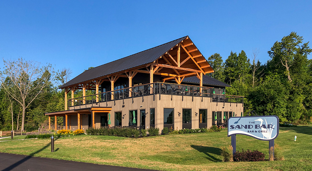 Sand Bar Restaurant - Mass Timber WIN Project | WoodWorks Innovation ...