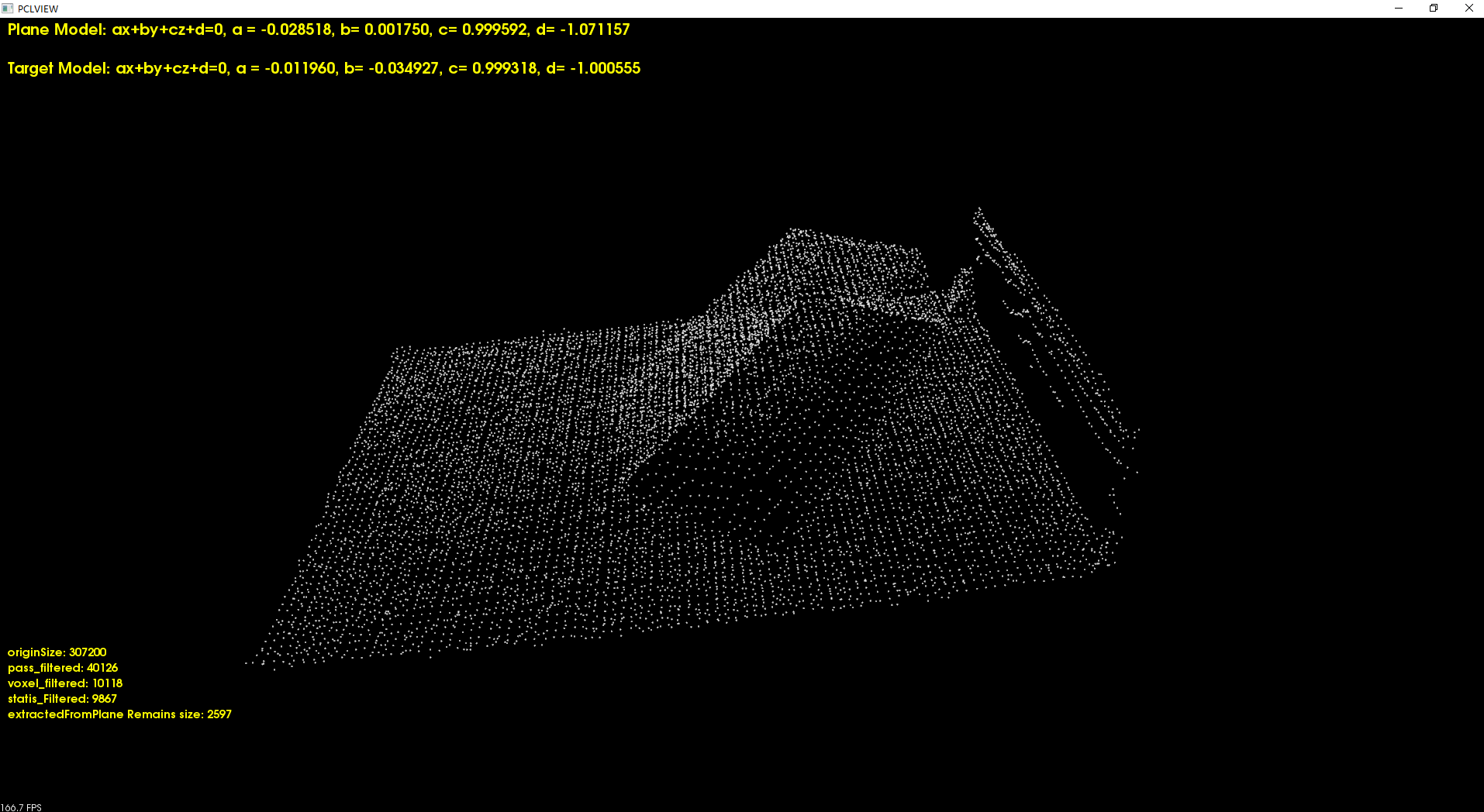 Pcl体积测量demo As It Works