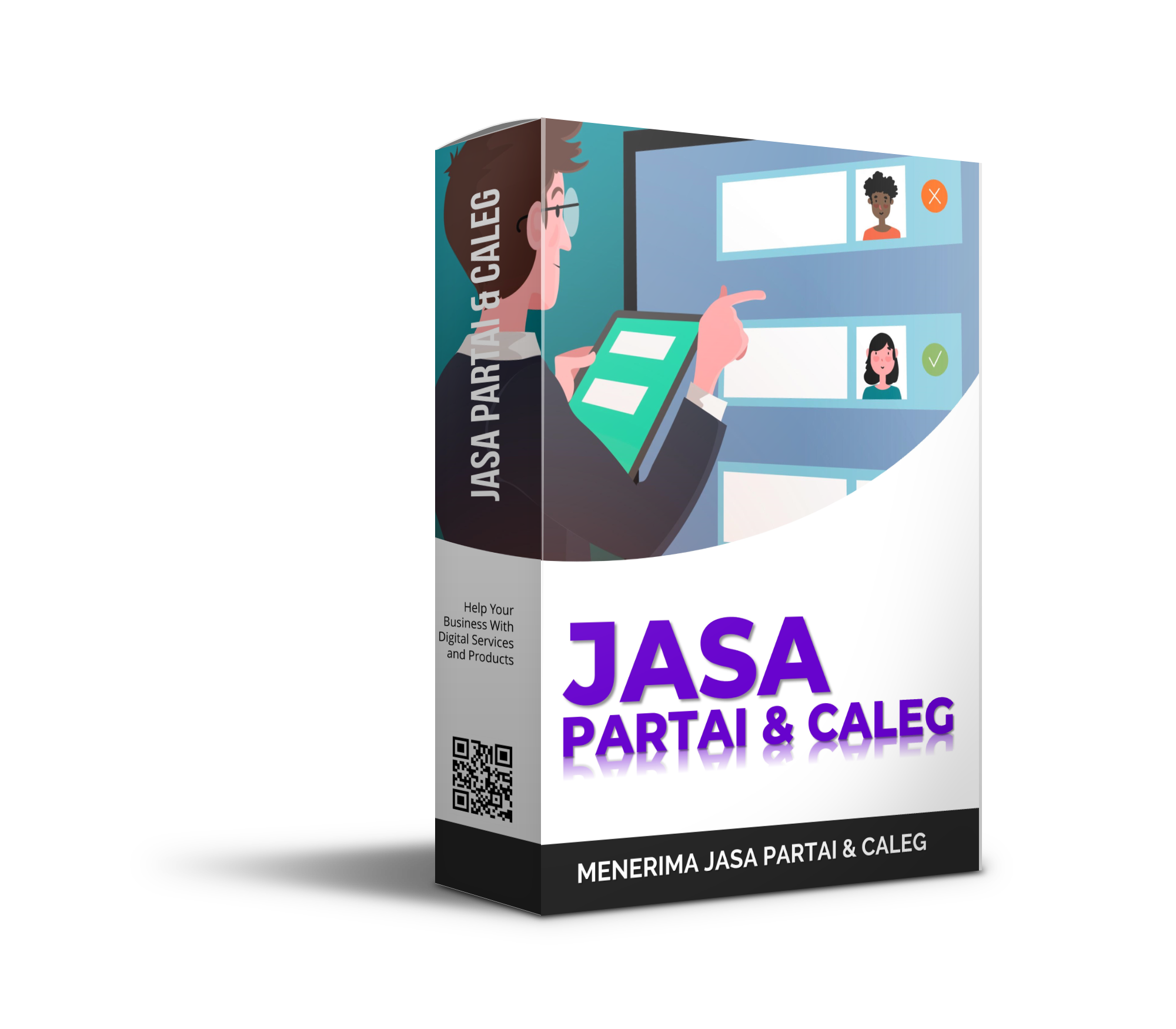 kartu nama digital caleg | Tristan Smart