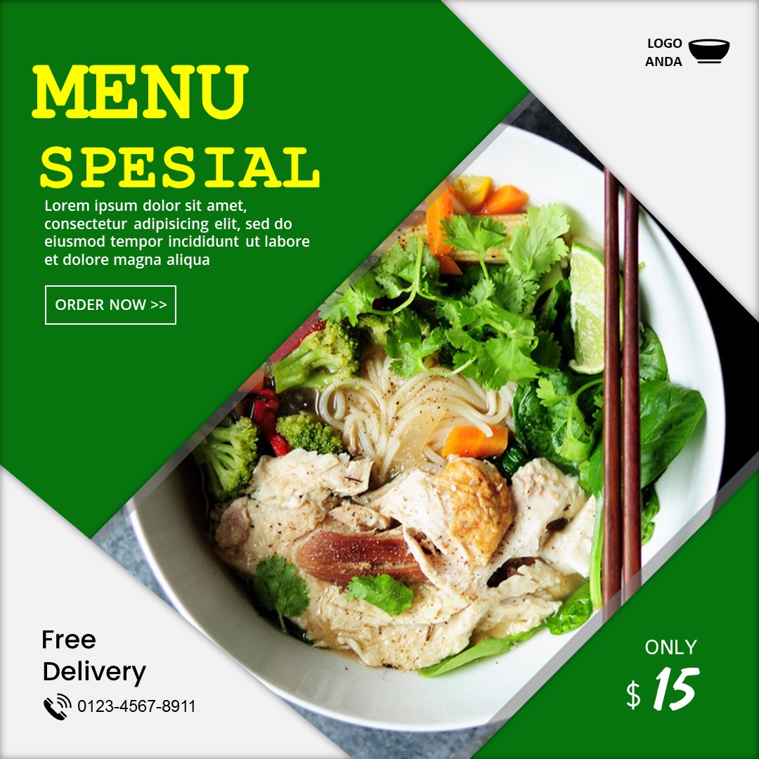 Desain Banner Kuliner | Tristan Smart