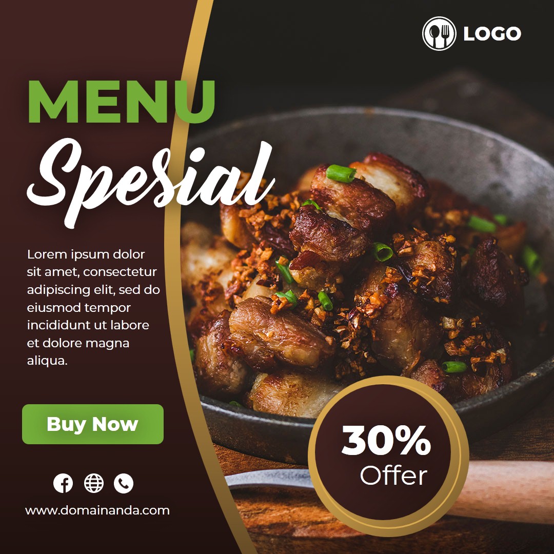 Desain Banner Kuliner | Tristan Smart