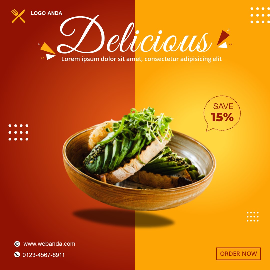 Desain Banner Kuliner | Tristan Smart