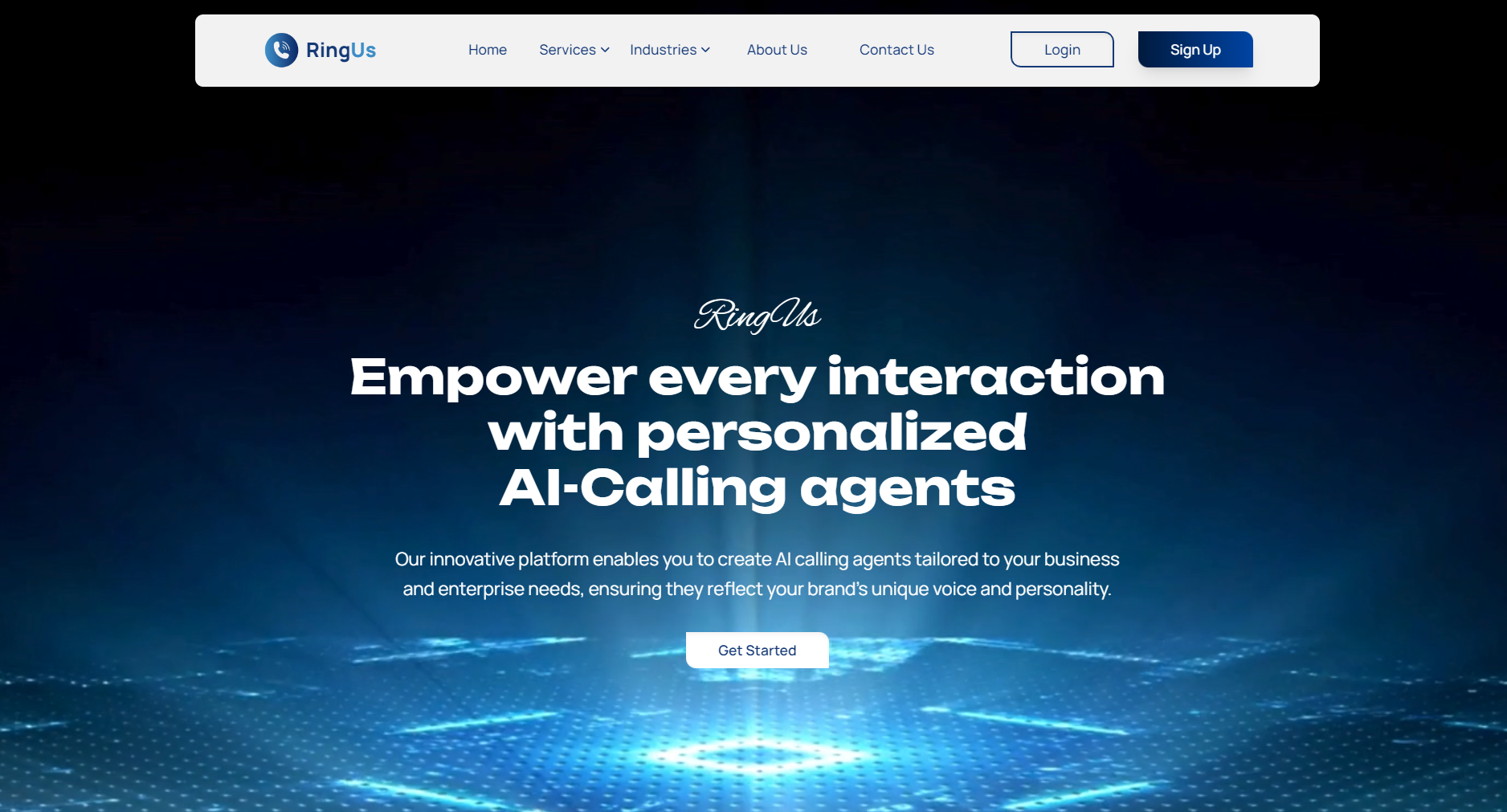 RingUs - AI calling platform