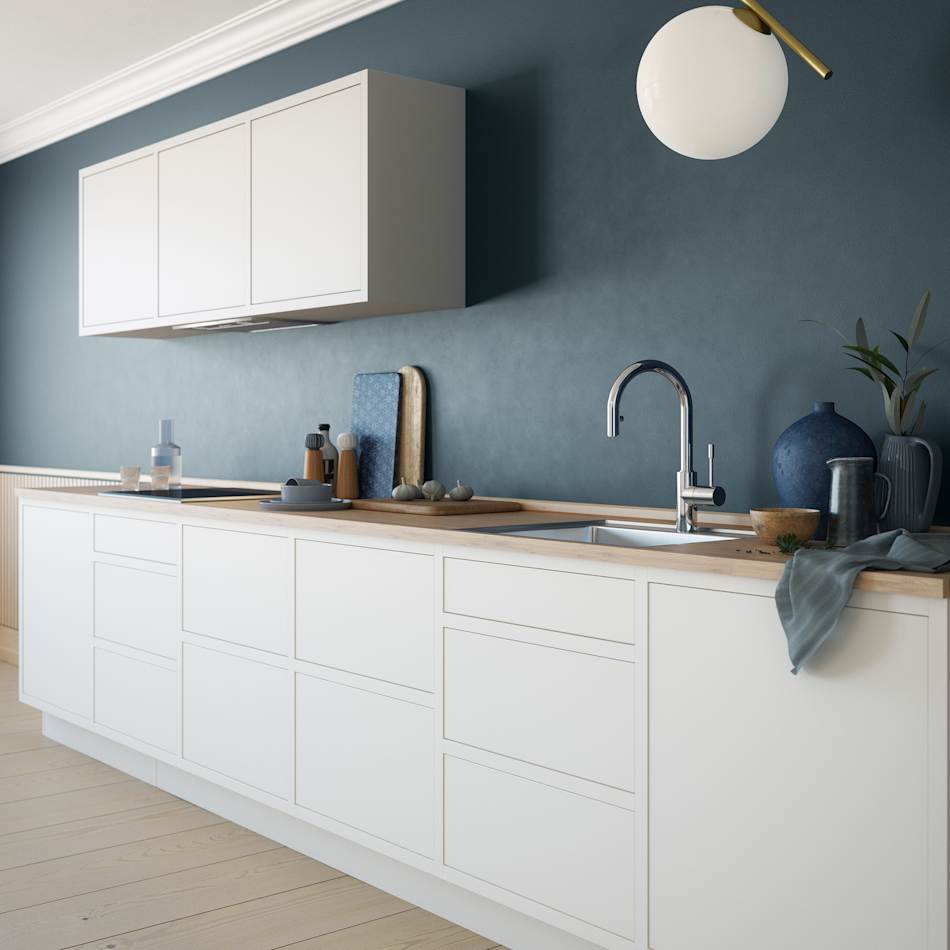 Grønt køkken: Et roligt hjerterum | HTH