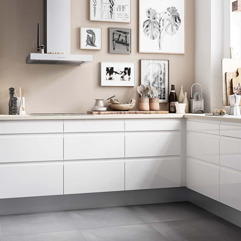 Et hvidt køkken er en tidløs klassiker | HTH