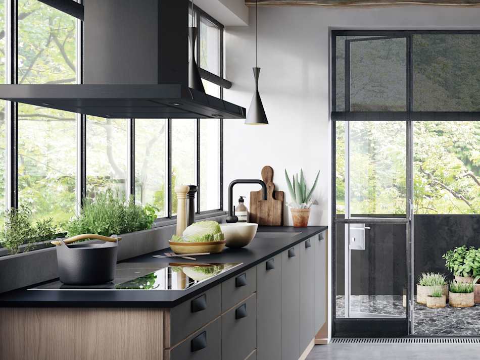 Kök i slitstark laminat - Focus Laminat | HTH