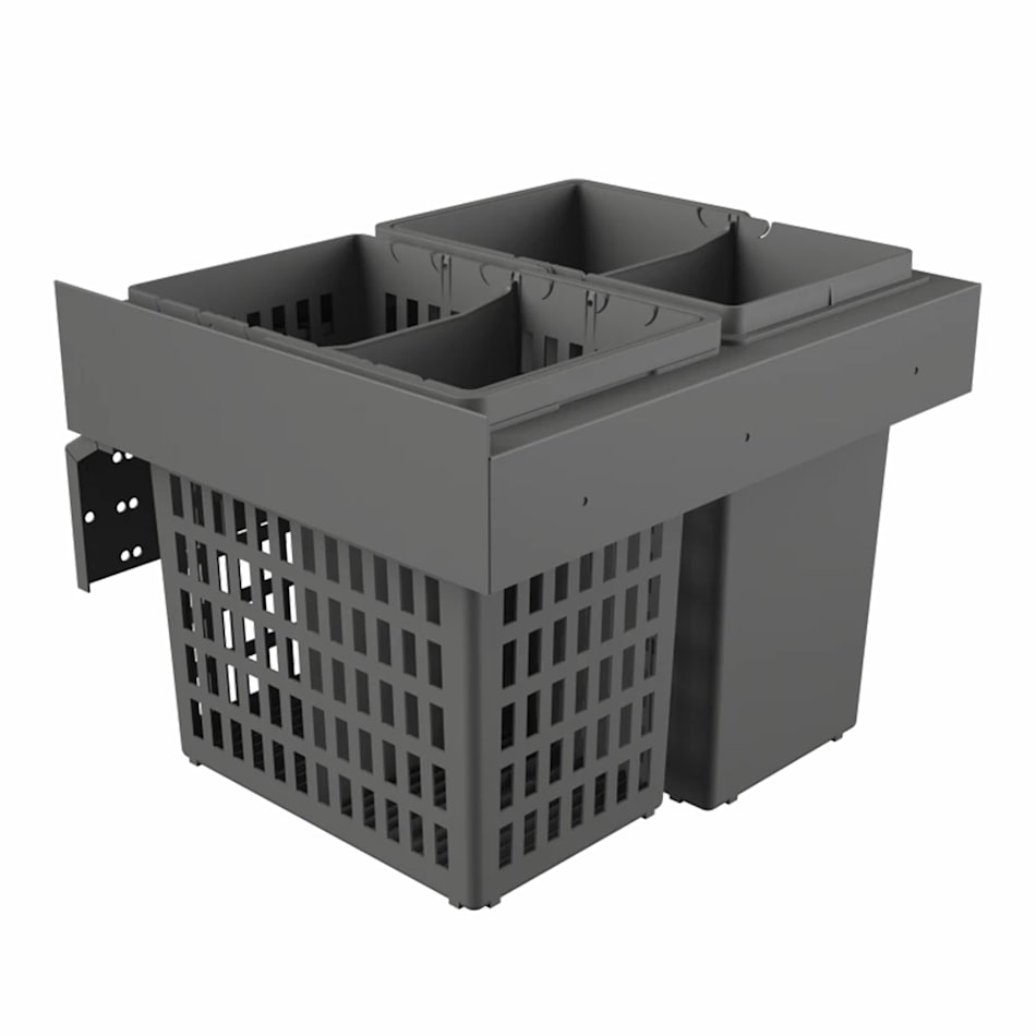 Streamline waste sorting in your kitchen with practical waste bins | HTH