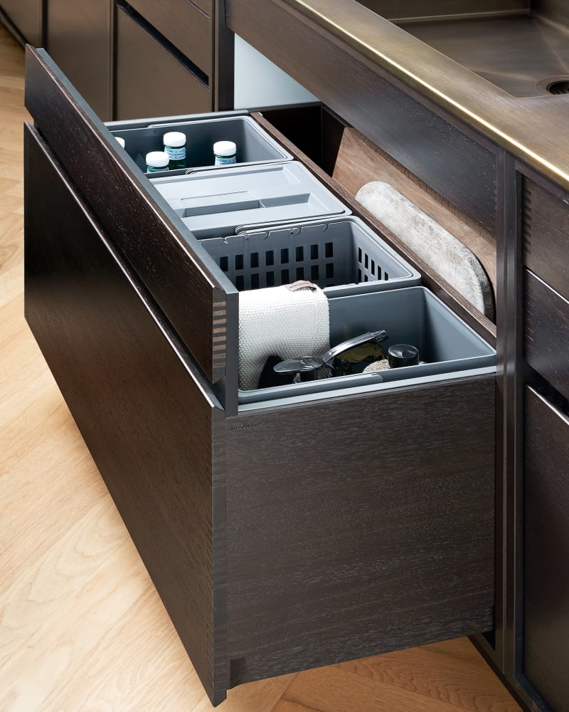 Funktionel skuffeindretning til dit snedkerkøkken | uno form