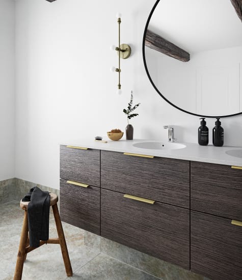 Inspirasjon til baderommet: Innredning og materialer | HTH