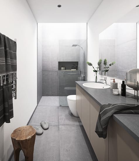 Moderna badrum för moderna hem: Modell Stockholm | HTH