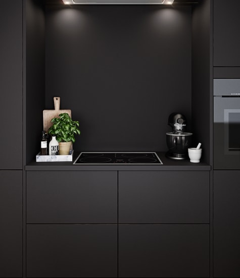 Black kitchen: Create a visual statement | HTH