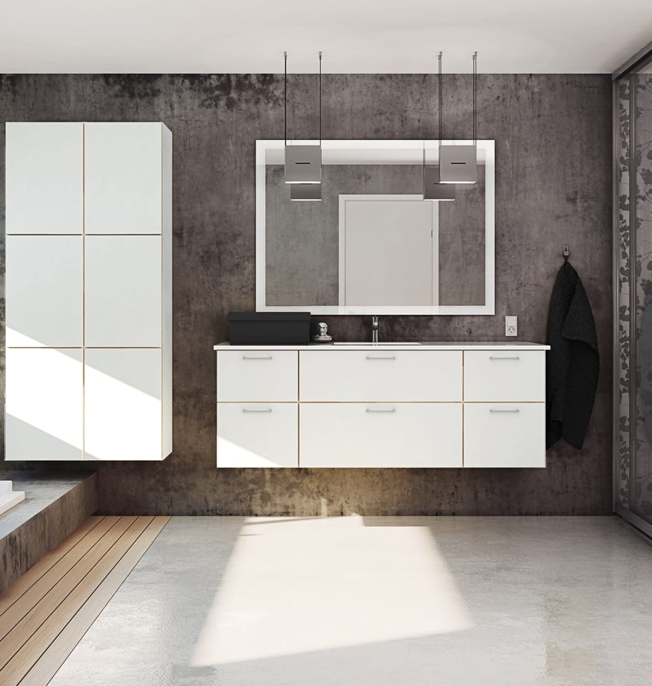 Bad i hvit eik for et lyst bad: Trend Hvit Eik | HTH