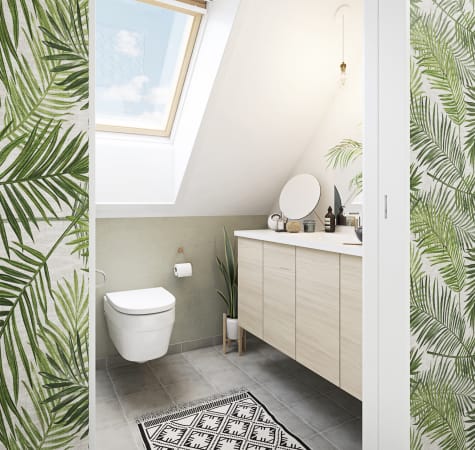 Bad i tre - Flotte detaljer med baderom i tre | HTH