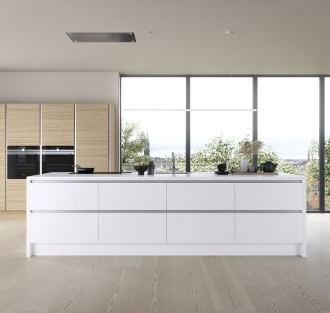 Egetræskøkken med et smukt look: Focus Finér | HTH