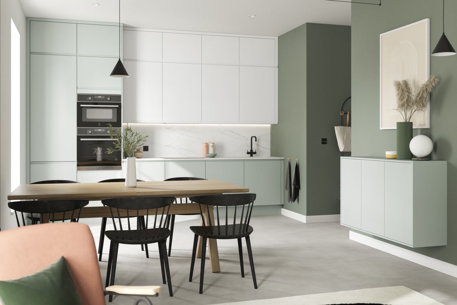 Sage Green Kitchen Ideas | Sage Green Colour Combinations | Magnet