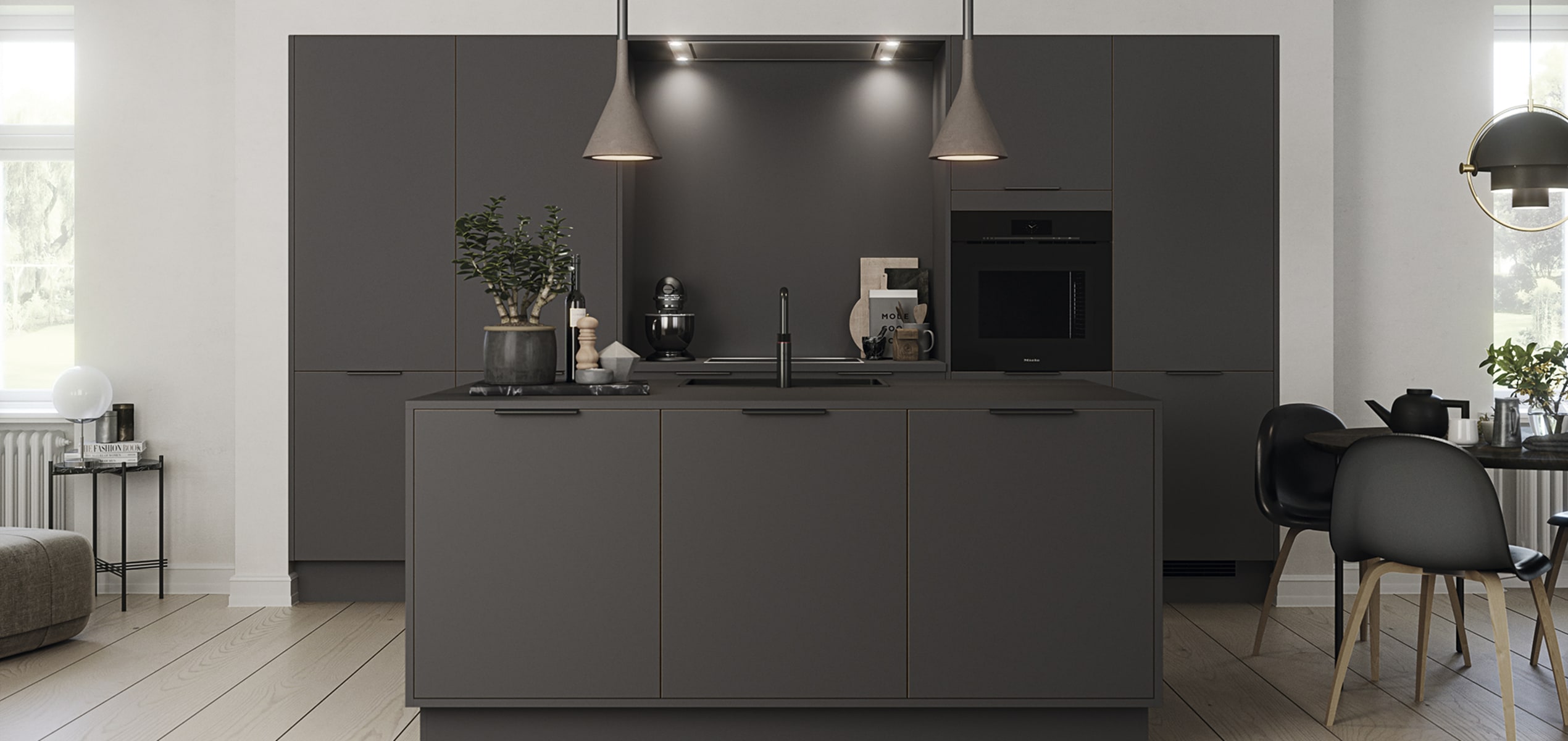 Køkken i slidstærk laminat - Focus Laminat | HTH