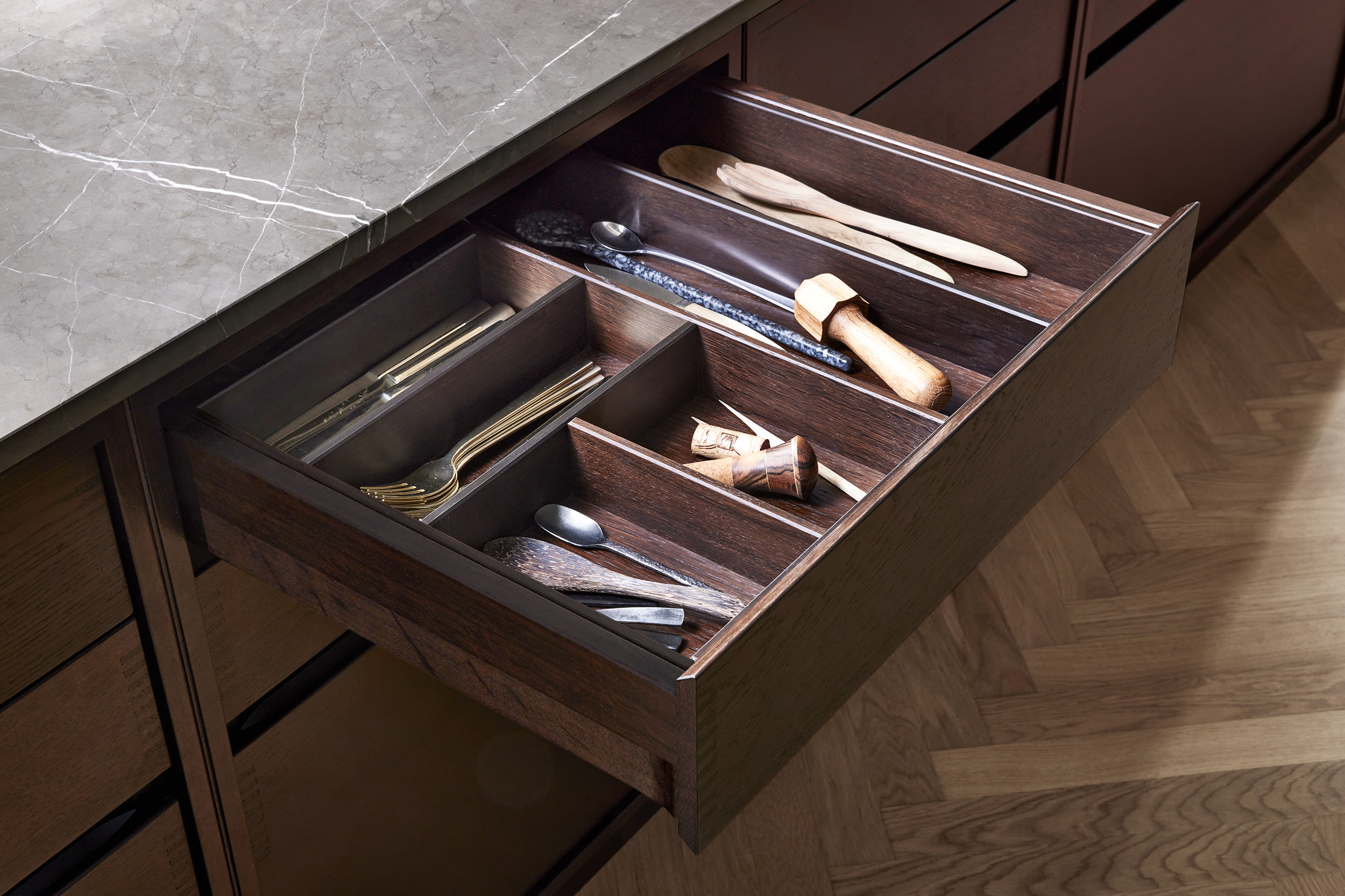 How to organize your kitchen drawers | Handcrafted for your kitchen drawers