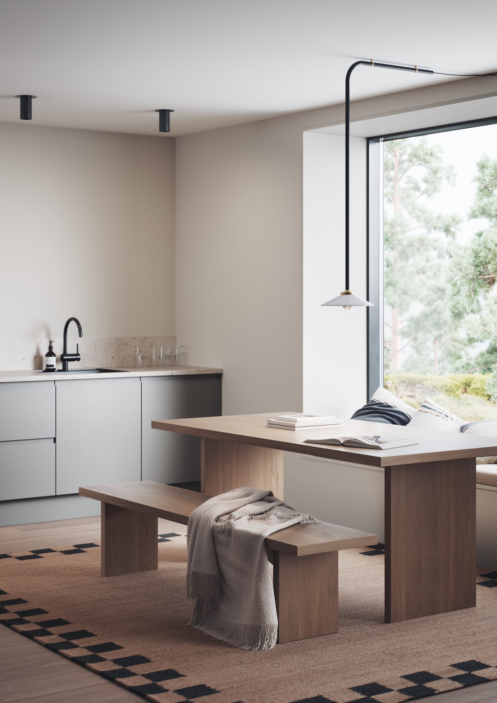 Magnora mellomgrå - modell med integrerte grep | Norema | Norema