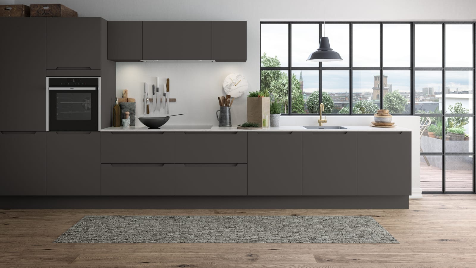 Designkøkken i tidløs stil | Oplev Urban | INVITA