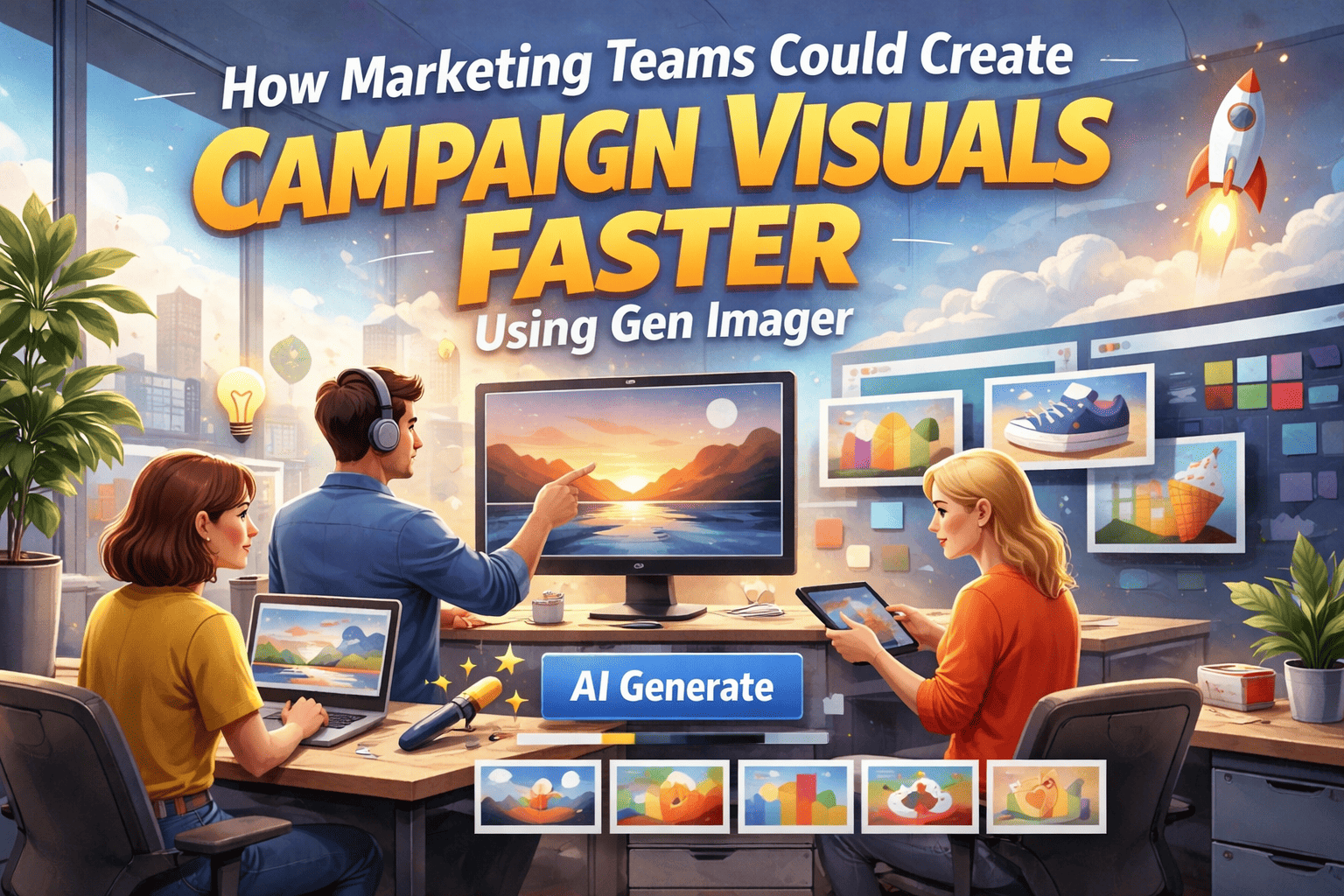 AI Campaign Visuals for Marketing Teams | Gen Imager