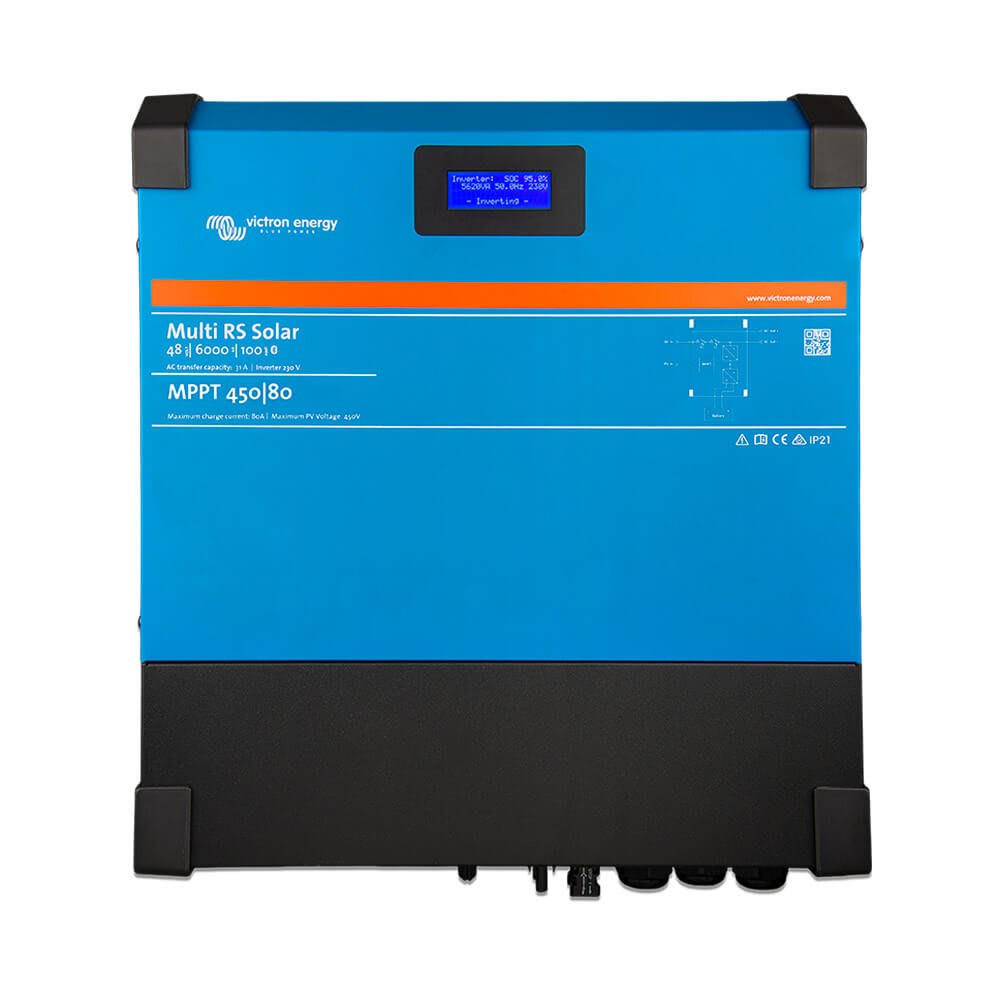 Victron Multi RS Solar 48/6000/100 - 48V 6000VA Inverter + 450/80 MPPT - nohma.com, off-grid ...