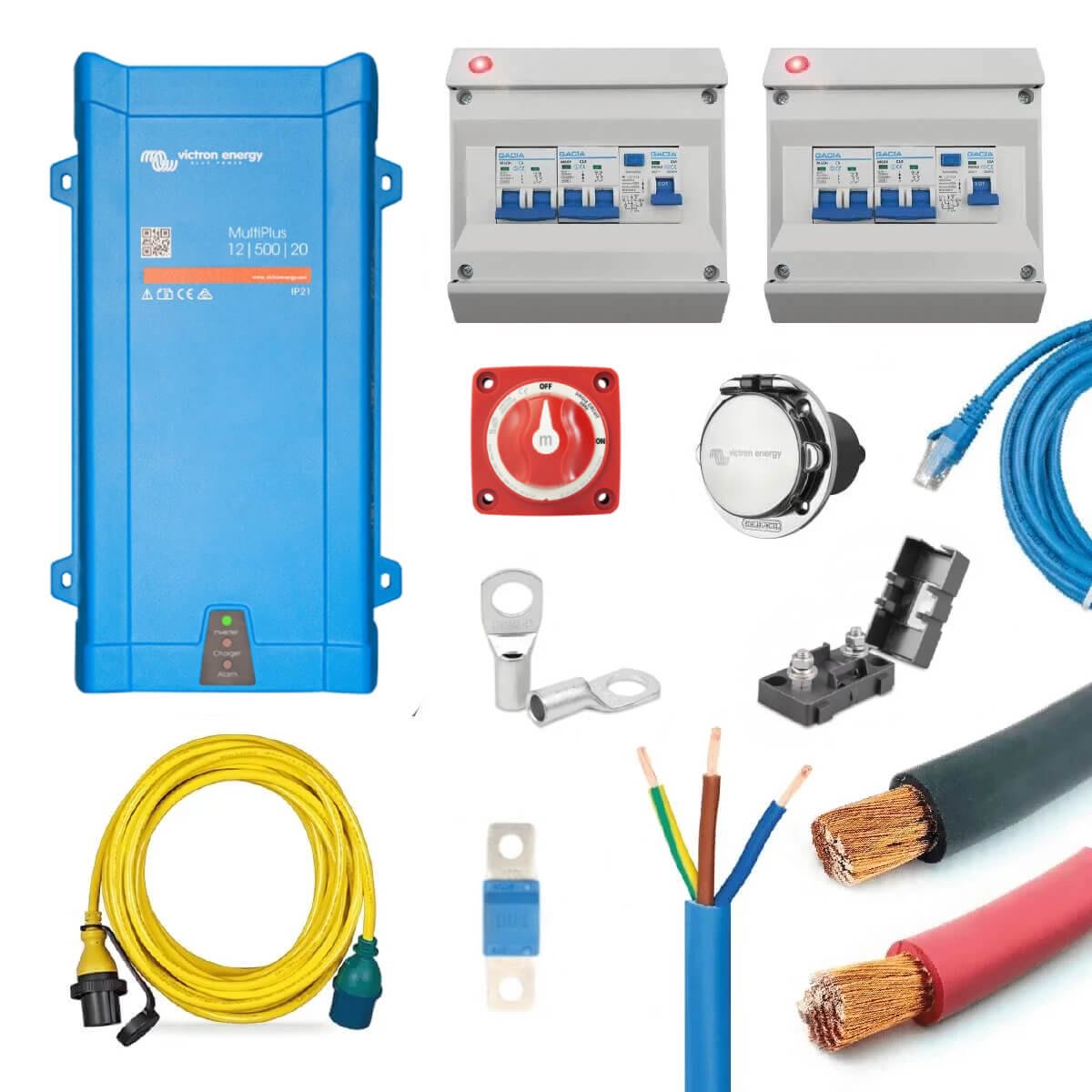 500VA MultiPlus Kit – Includes Victron MultiPlus 12V inverter/charger
