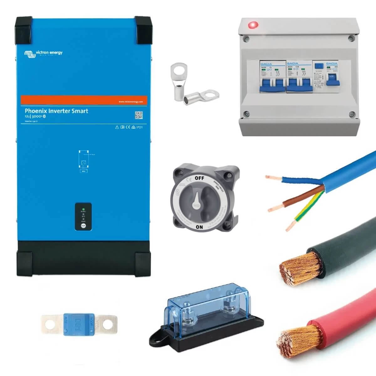 3000VA Inverter Kit – Includes Victron Phoenix 12V Inverter - nohma.com ...