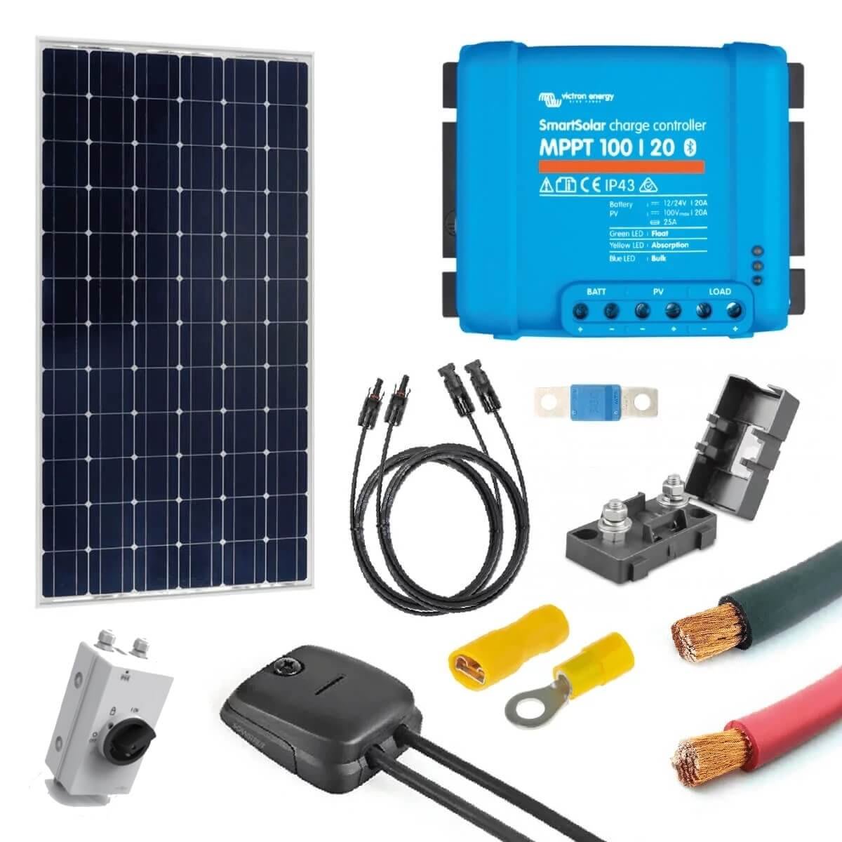 305W Solar Panel Kit – Includes Victron MPPT & 305W Rigid Panel