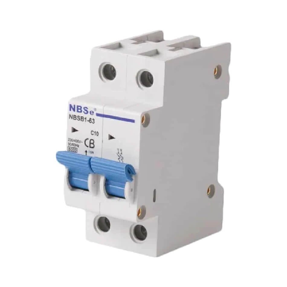 Double pole MCB - 10A or 16A - nohma.com, off-grid electrics ⚡